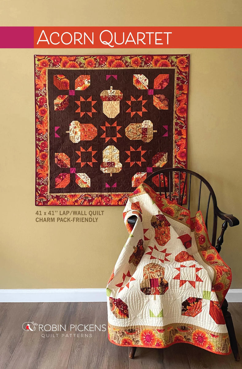 Acorn Quartet Lap/Wall Quilt Kit – Quilt Lizzy - Wake Forest